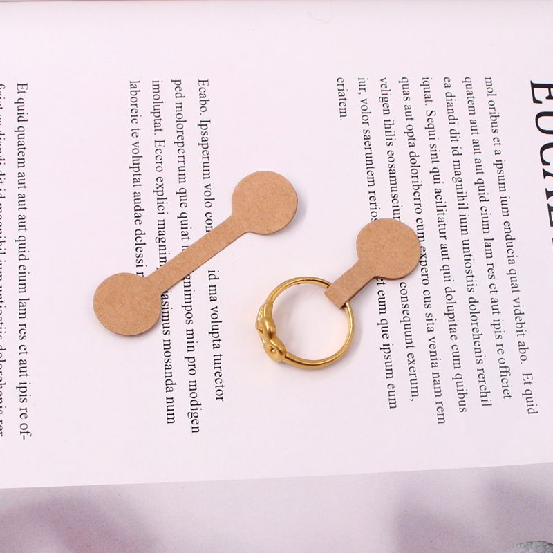 Fashion Brown Round Head [self-adhesive] 6*1.2cm [100 Sheets] Geometry ...